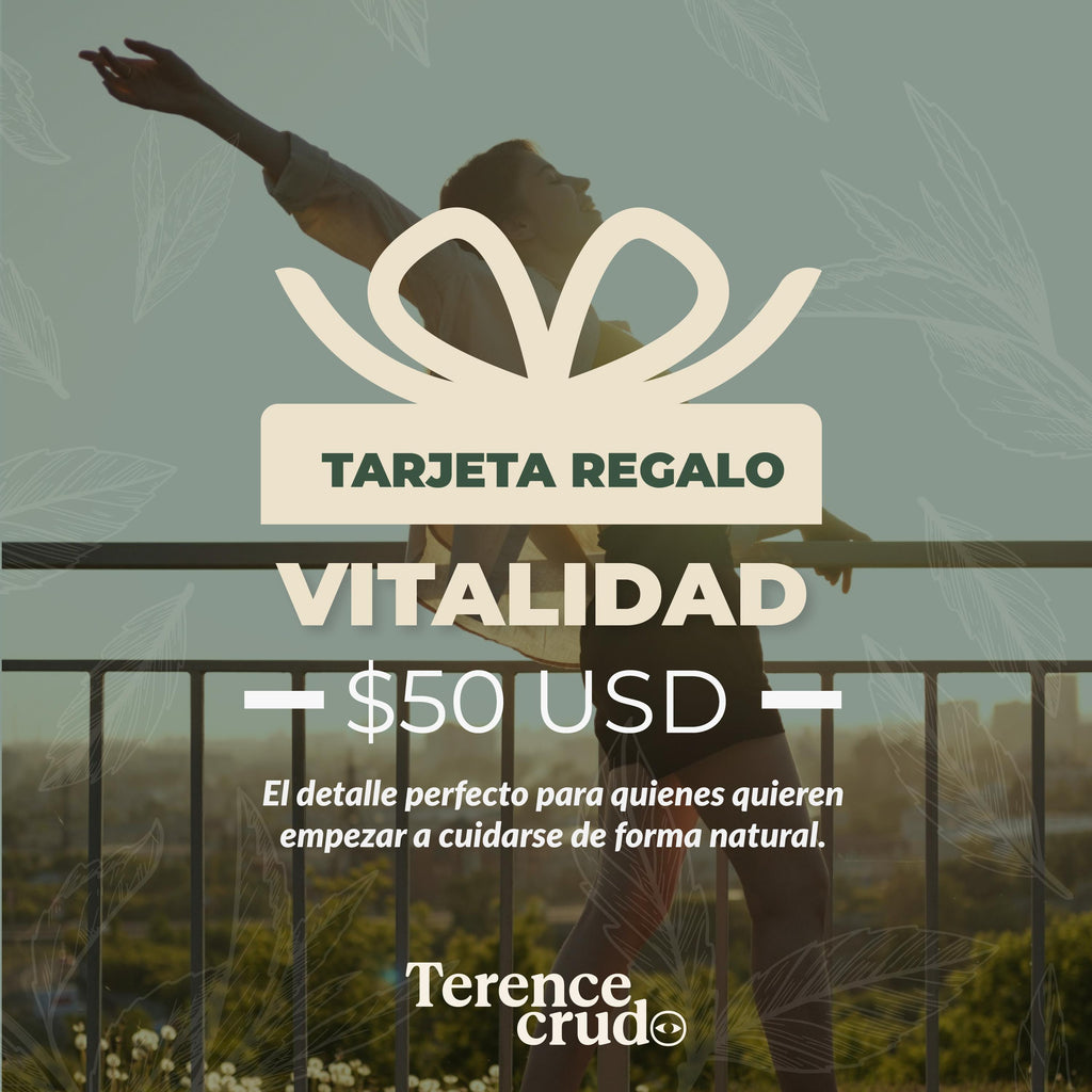 Tarjeta Regalo Vitalidad – Cursos Terence Crudo